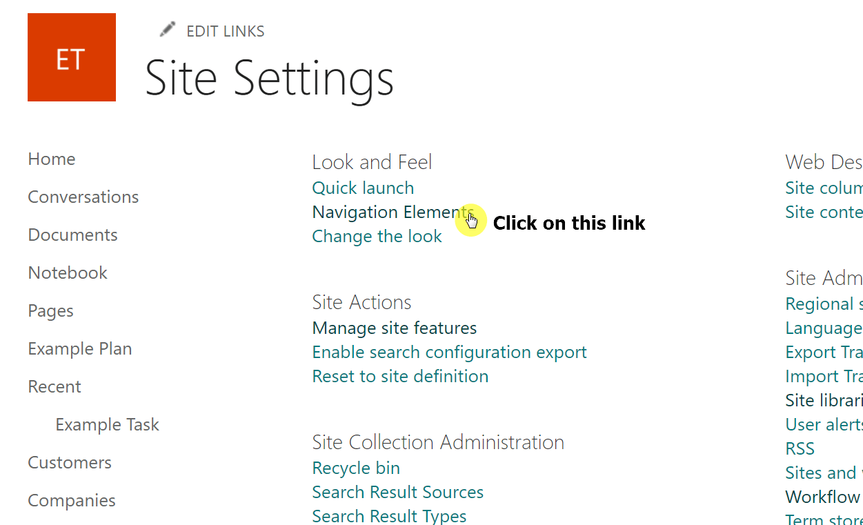 The SharePoint Online Quick Launch Navigation Menu 2026