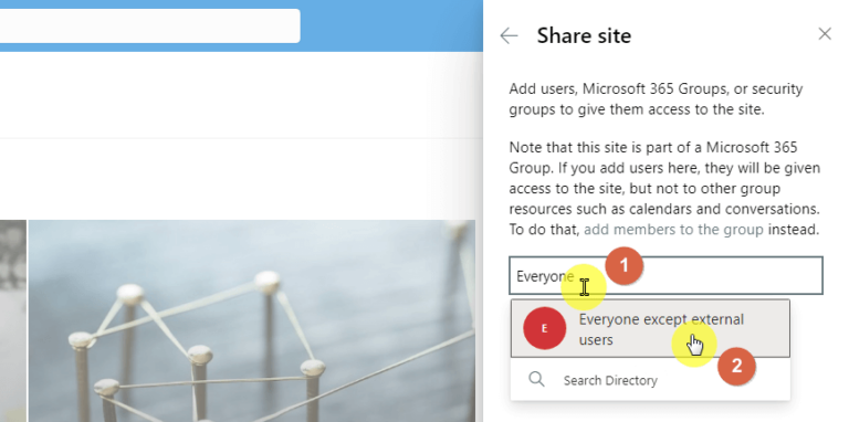 Everyone Except External Users: Employee SharePoint Access