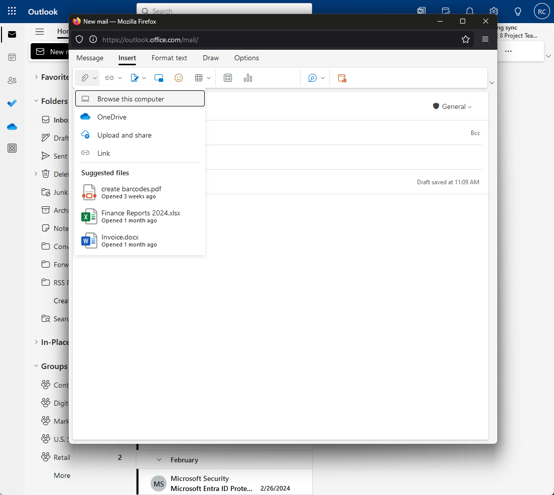 How to Attach a File to an Email in Outlook for Beginners