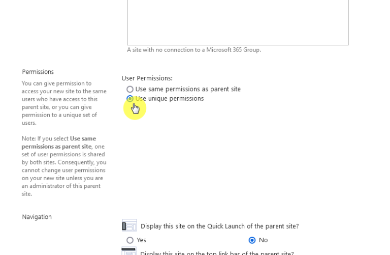 How to Set Unique Permissions on a SharePoint Subsite Only
