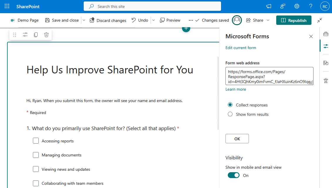 How to Use Microsoft Forms with SharePoint for Data Collection